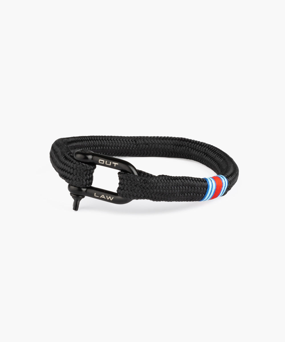 Lightweight M in Black Men's Rope Bracelet For Porsche Lovers – OutlawGear™