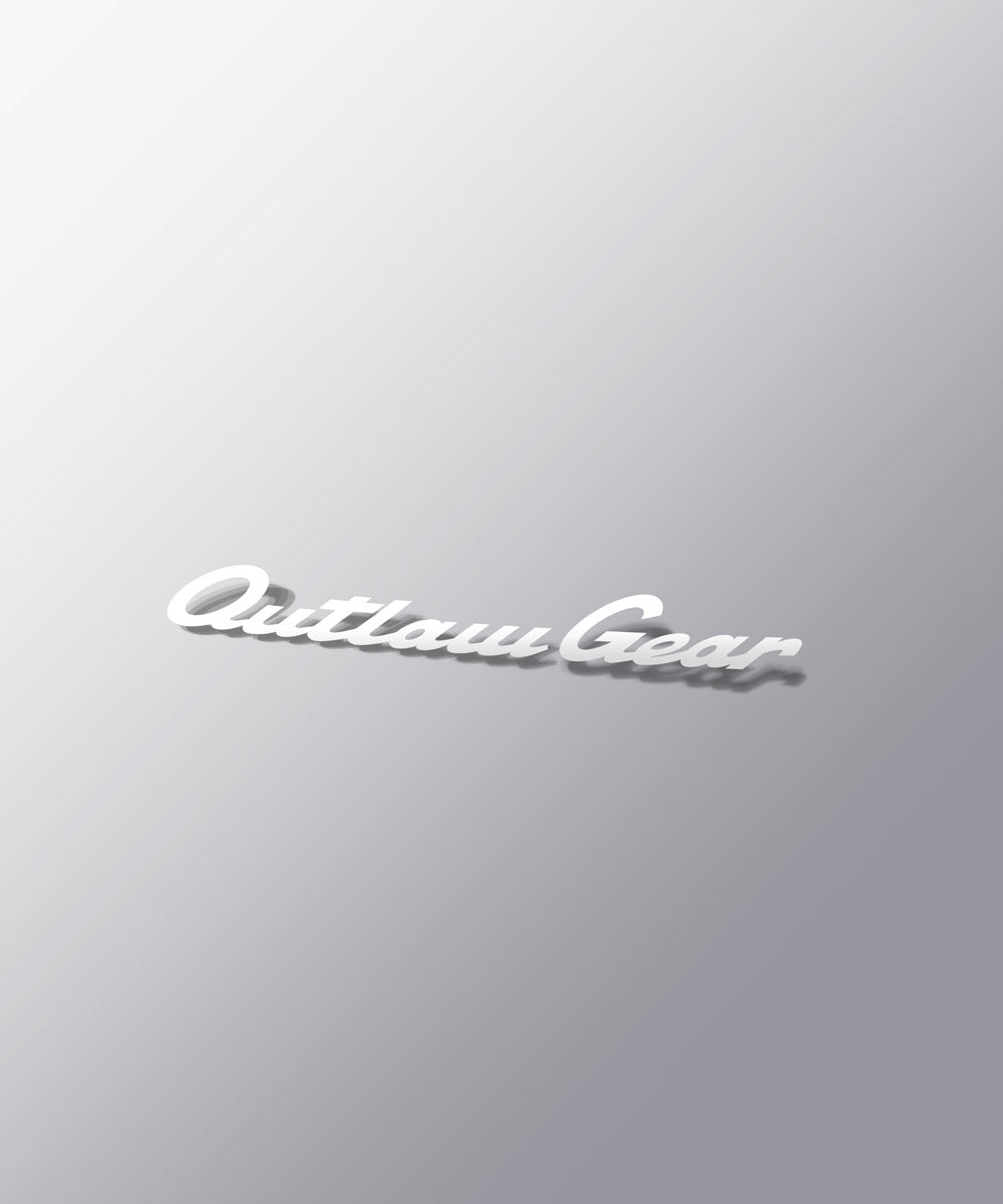 Outlaw Gear Script Decal | Designed For Unique Porsche Builds – OutlawGear™
